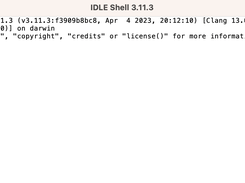 IDLE vs. Visual Studio Code Comparison